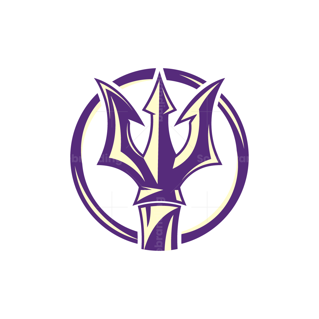Bold Strong Trident Weapon logo | Scalebranding