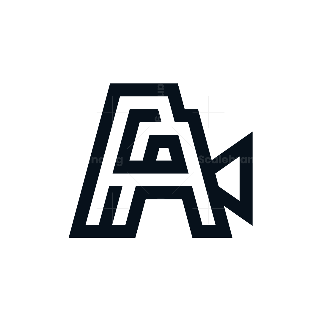 AA Initials Logo for Video Shooting Camera | Scalebranding
