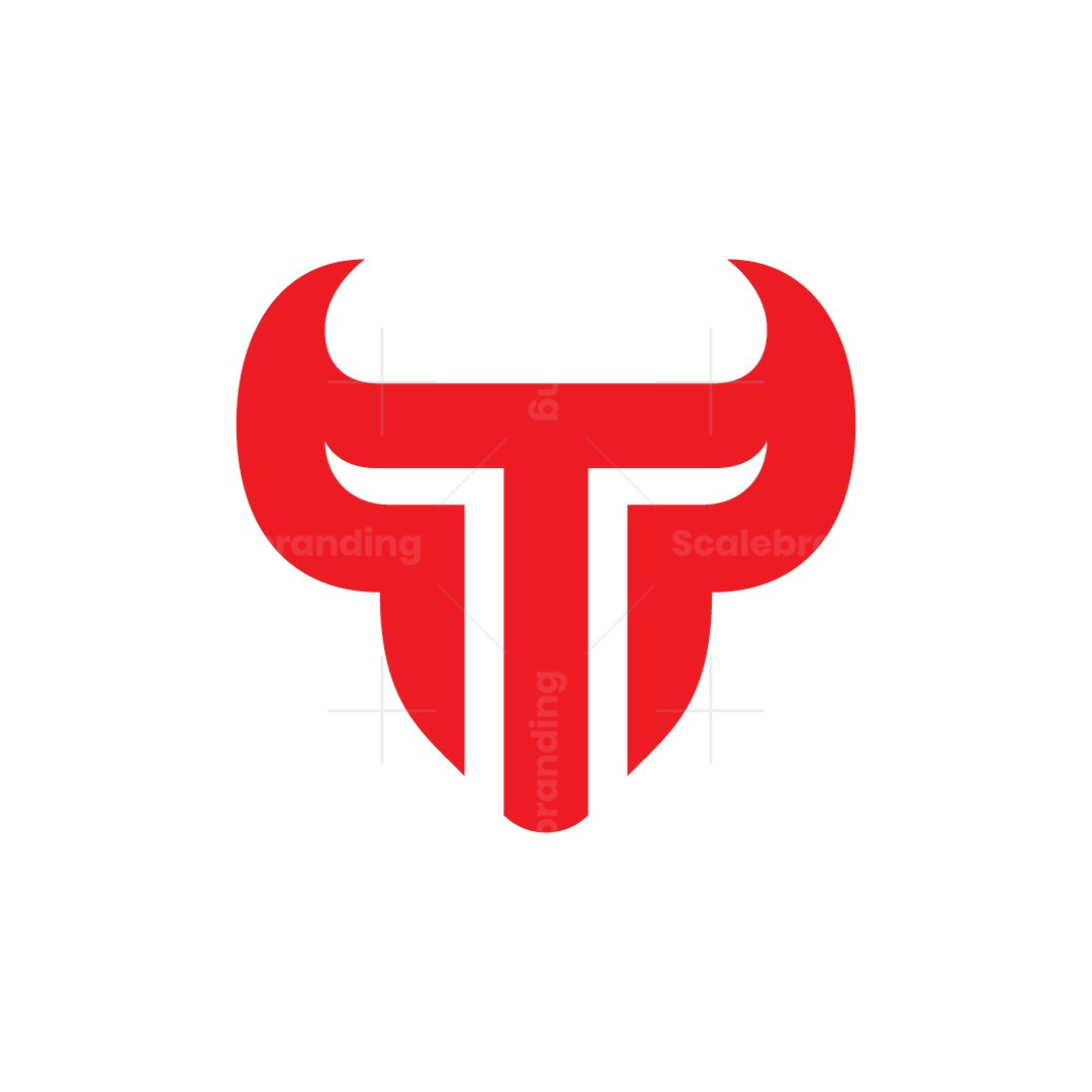 Elegant T Bull Logo | Scalebranding