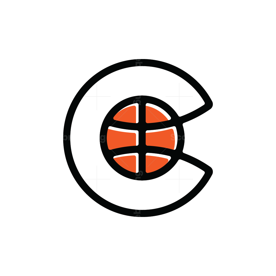 Letter C Basket Ball Logo | Scalebranding