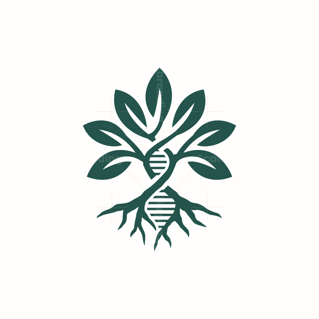 Genetic Tree of Life Roots logo | Scalebranding