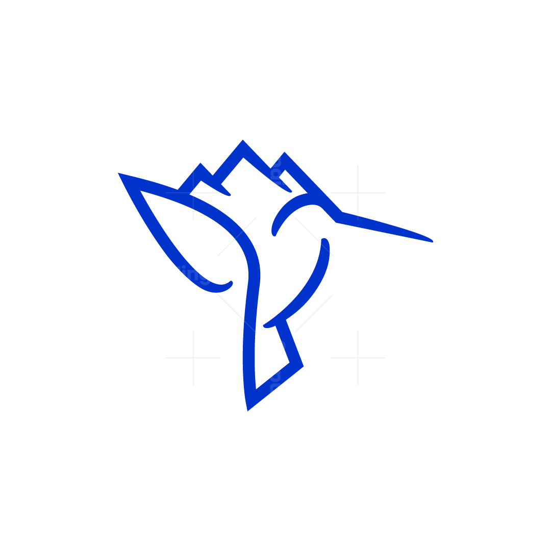 Blue Mountain Hummingbird Logo | Scalebranding