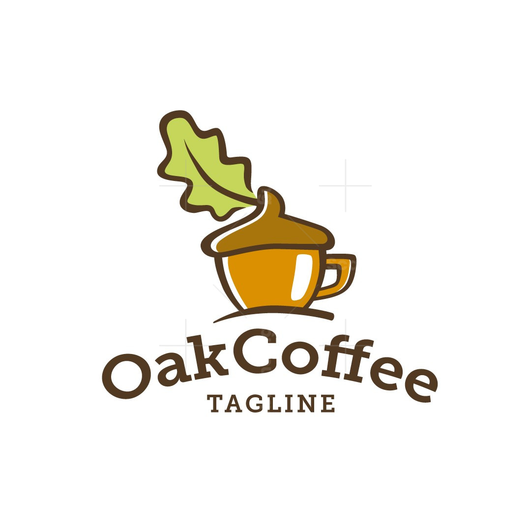 Oak Coffee Natural Roaster Logo | Scalebranding