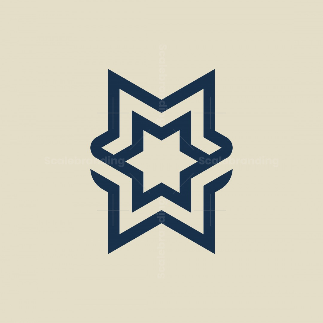 MW or WM star logo | Scalebranding