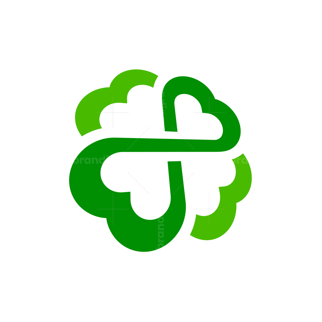 modern line lucky clover infinity logo | Scalebranding