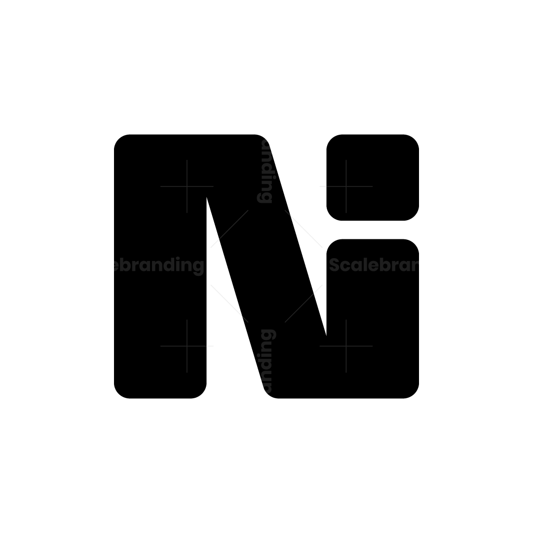 Letters NI or IN Bold Logo | Scalebranding