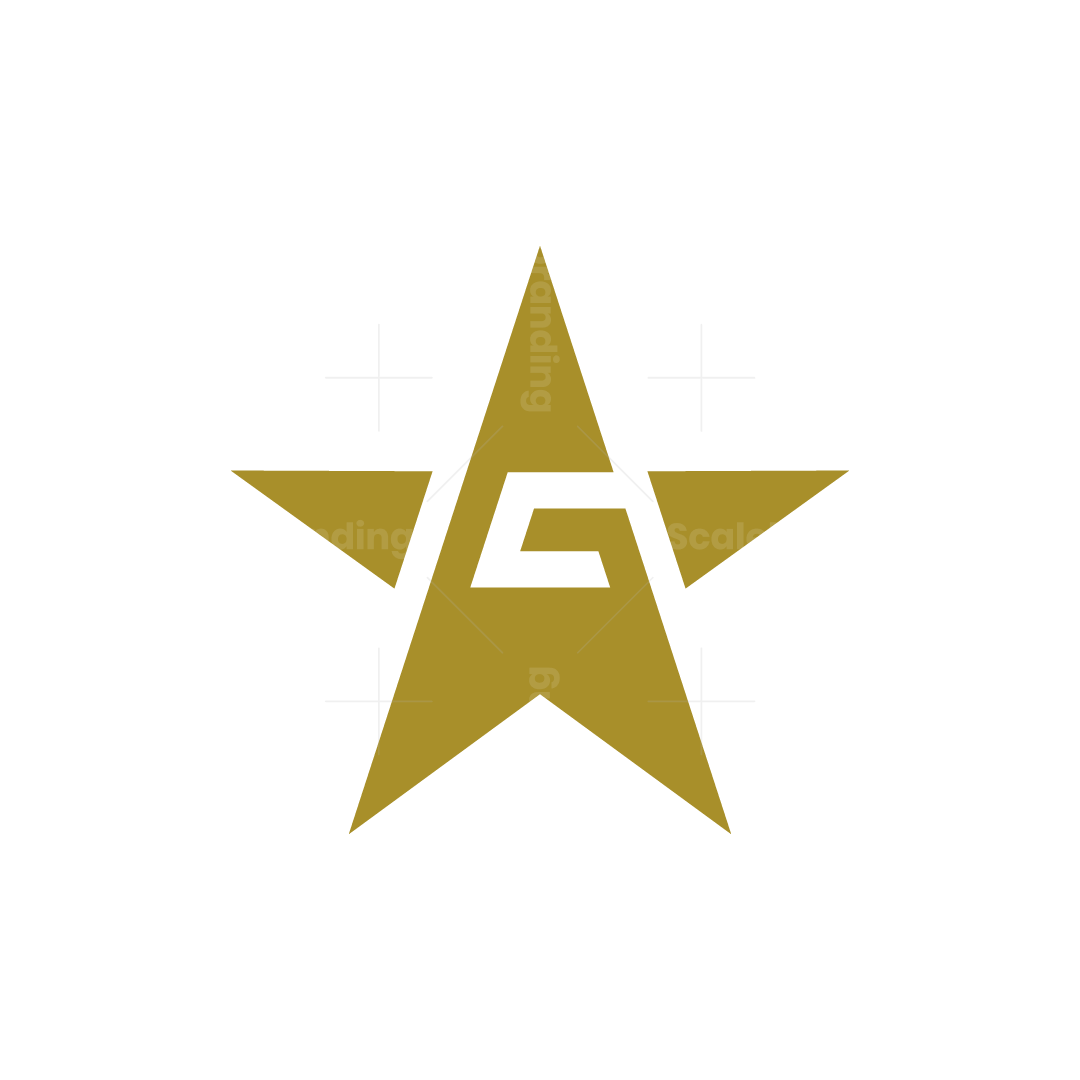 Letter G Points Star Logo | Scalebranding