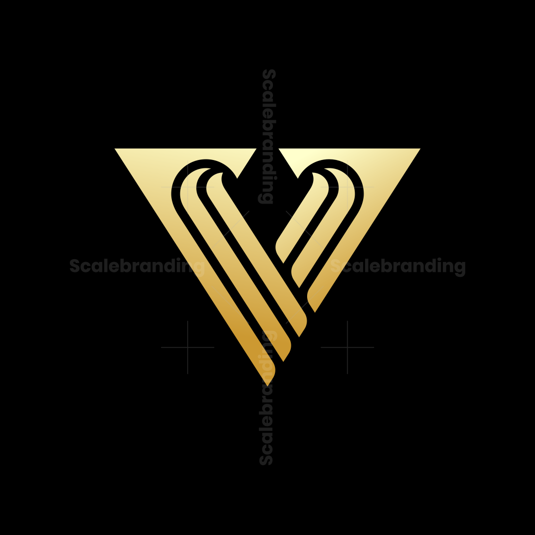 Angel Wing V Letter Logo | Scalebranding