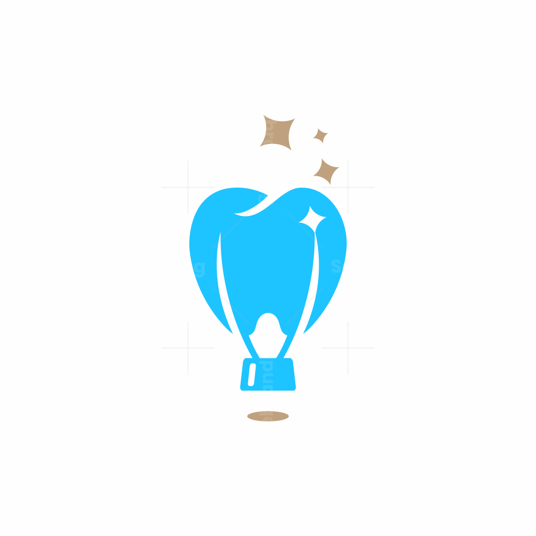 Dental Air Balloon simple combination logo | Scalebranding
