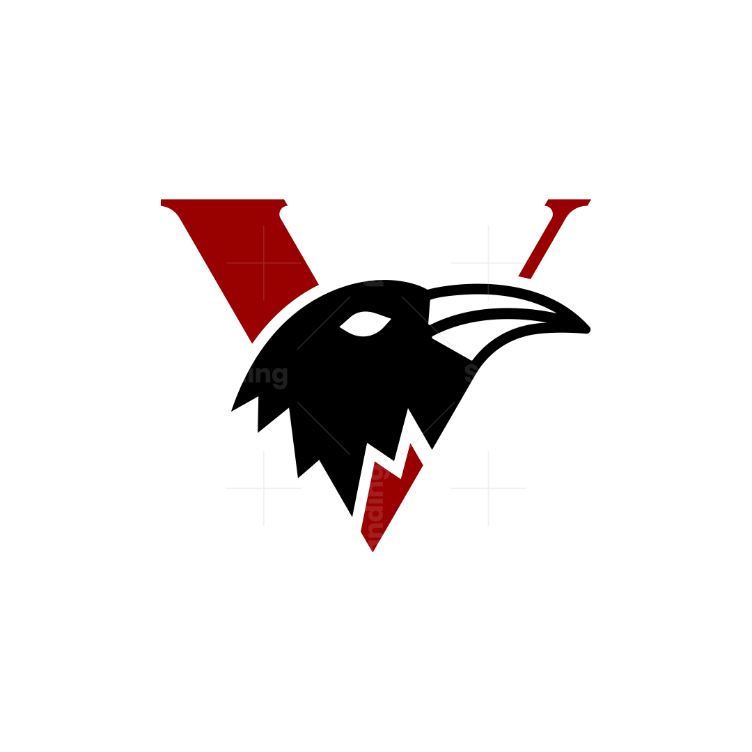 Modern Raven V Letter Logo | Scalebranding