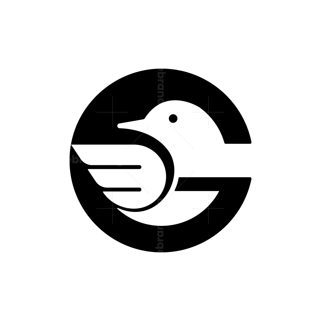 Elegant Letter G Bird Logo | Scalebranding