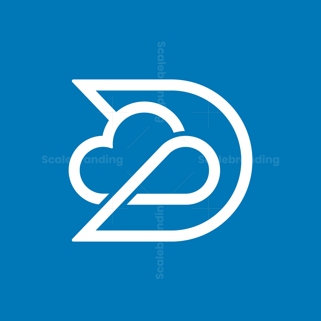 Blue Letter D Logo