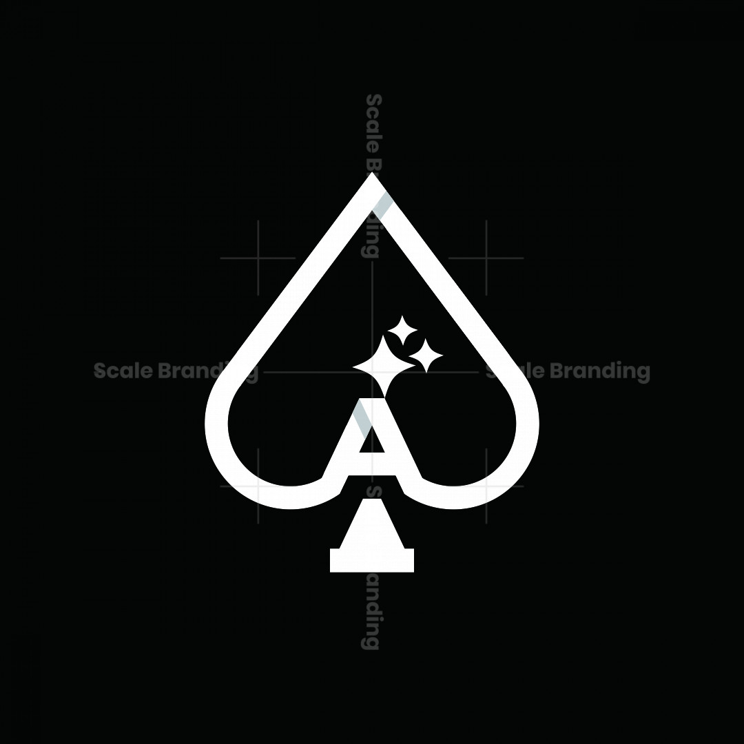 spade letter A Logo | Scalebranding