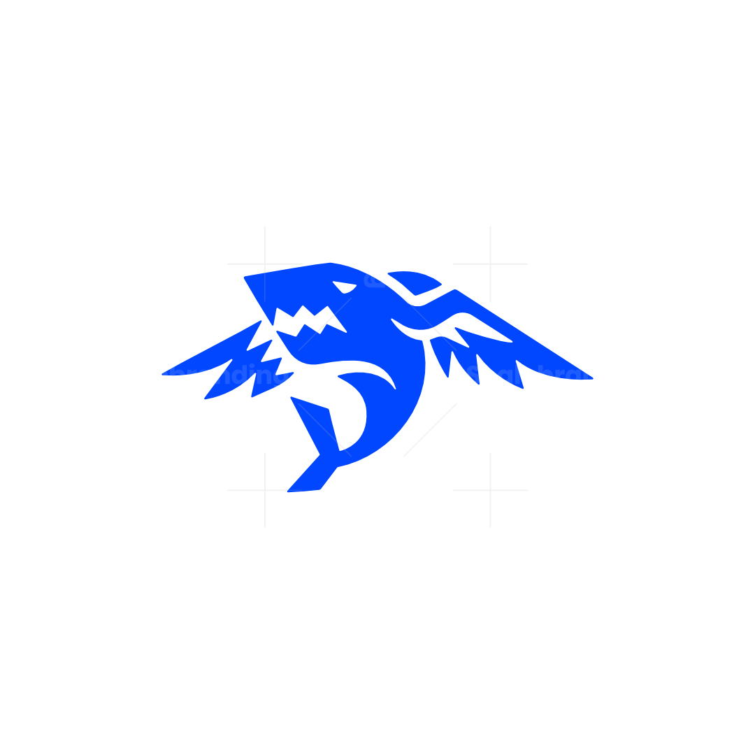 Winged Shark logo | Scalebranding