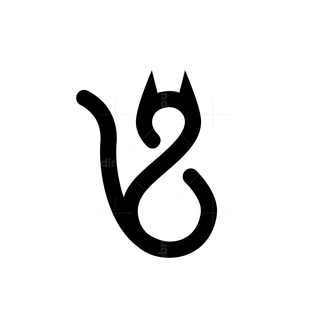 Cat Logo Infinity Cat Logo | Scalebranding
