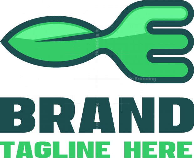Letter E fork Logo | Scalebranding