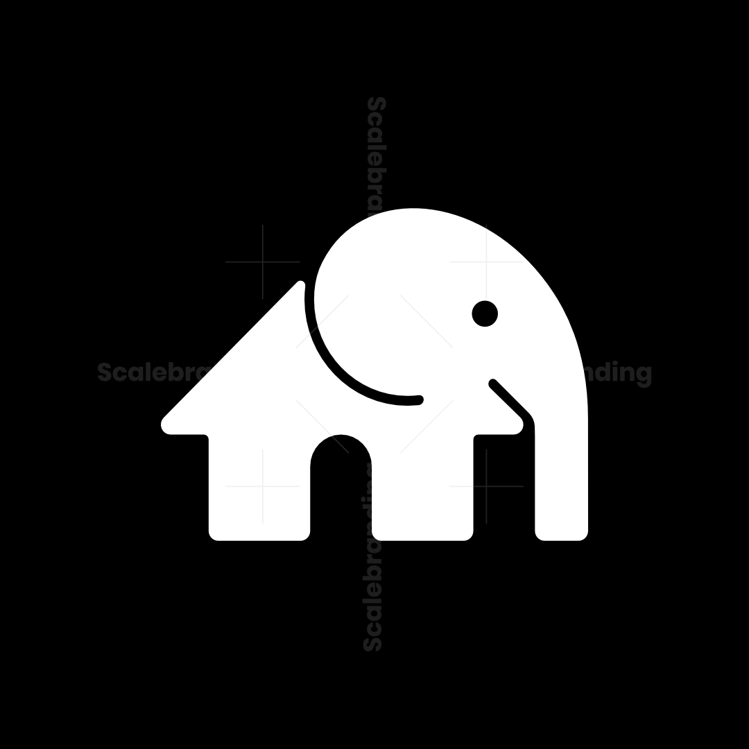 Simple Elephant House logo | Scalebranding