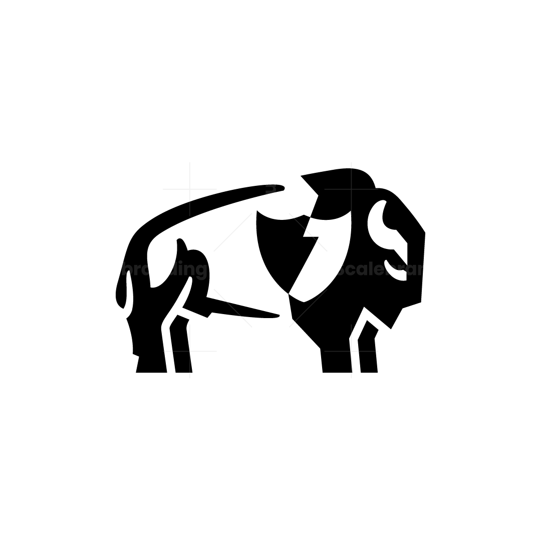 Shield American Buffalo Logo Shield Bison Logo | Scalebranding