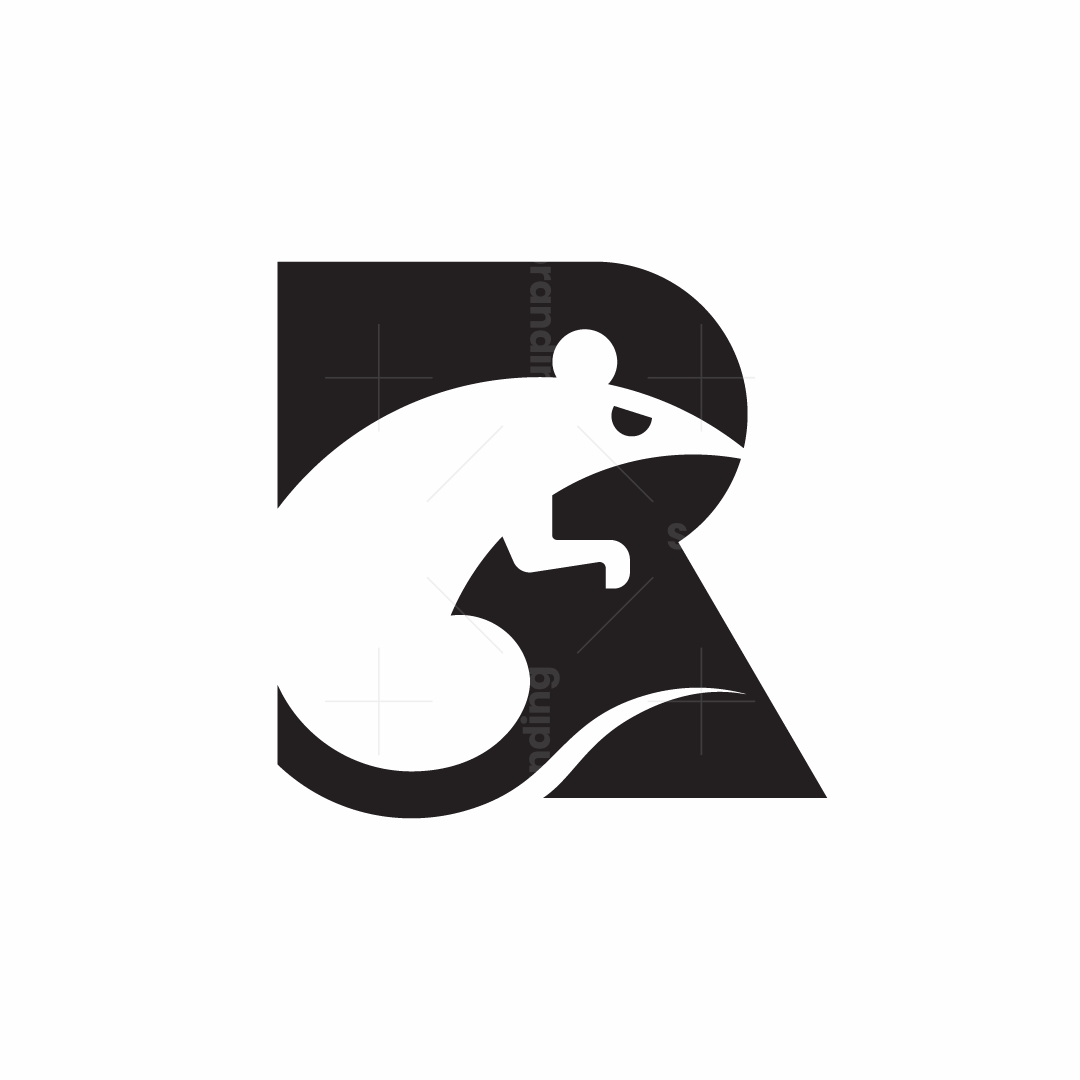 Iconic Rat R Letter Logo | Scalebranding