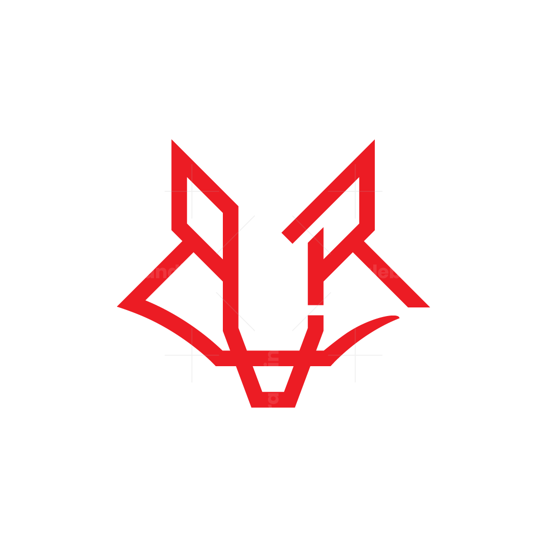 Letter R Red Fox Logo | Scalebranding