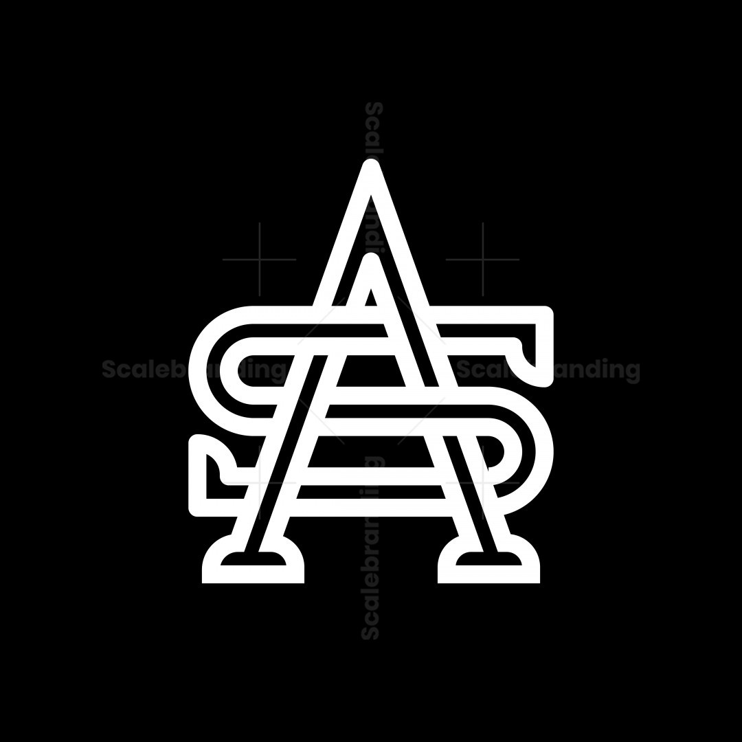 AS Monogram Logo | Scalebranding