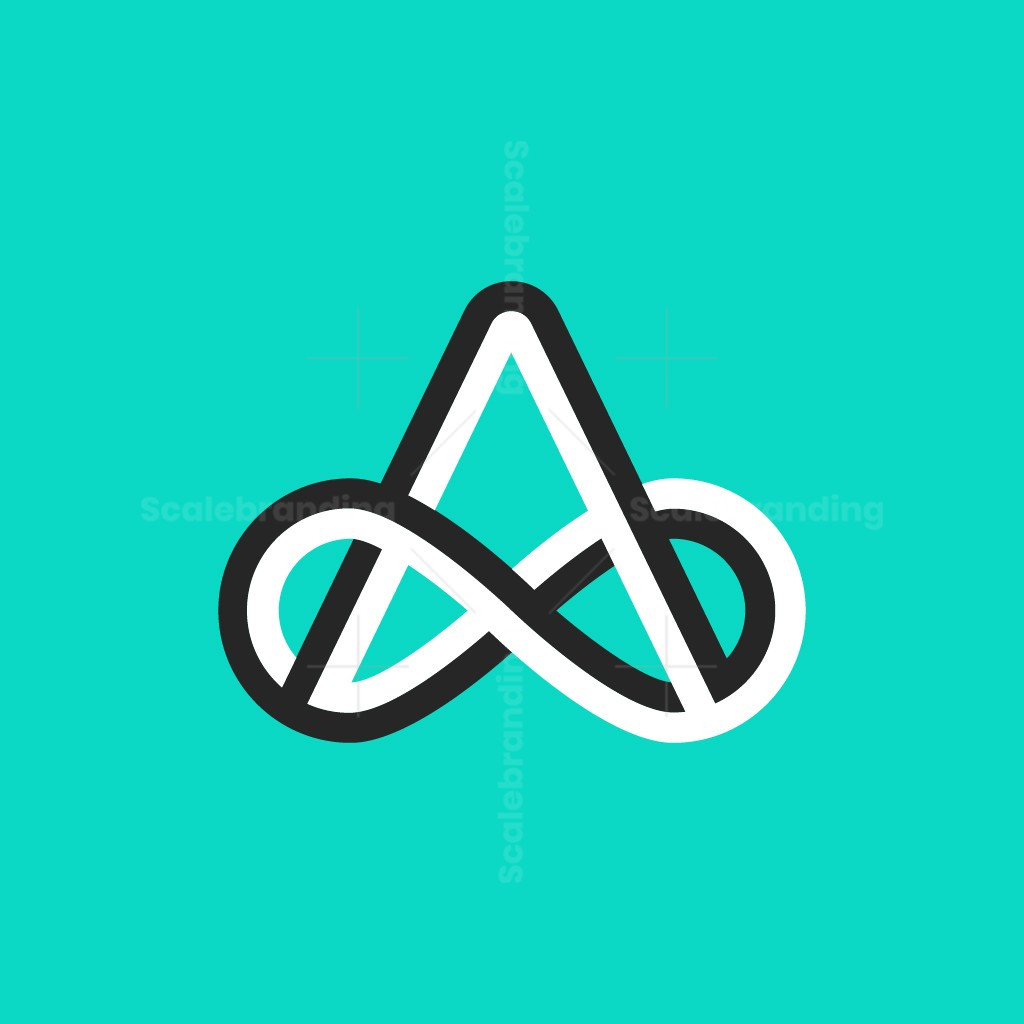 Letter A infinity logo | Scalebranding