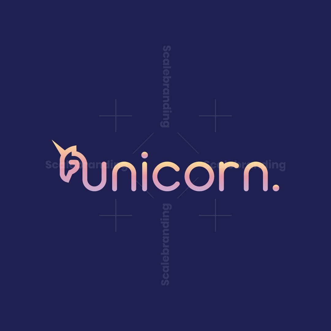 Unicorn Wordmark Logo | Scalebranding
