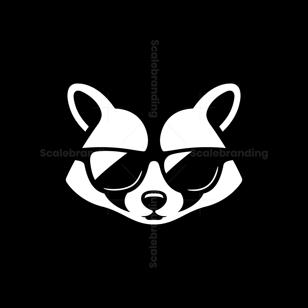 Swag Raccoon With Sunglasses Logo | Scalebranding