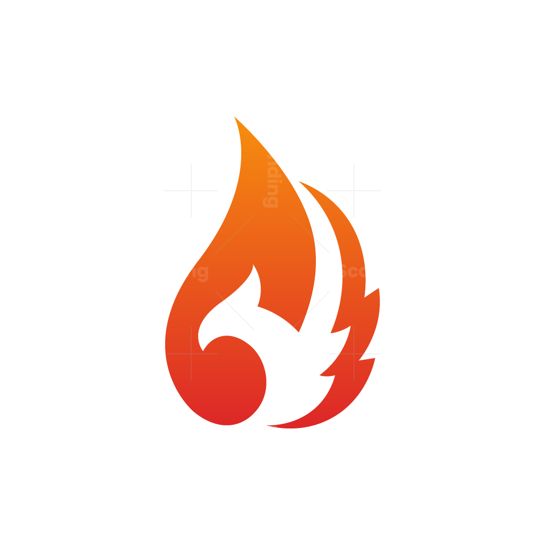 Fiery Phoenix Bird Flame Logo | Scalebranding