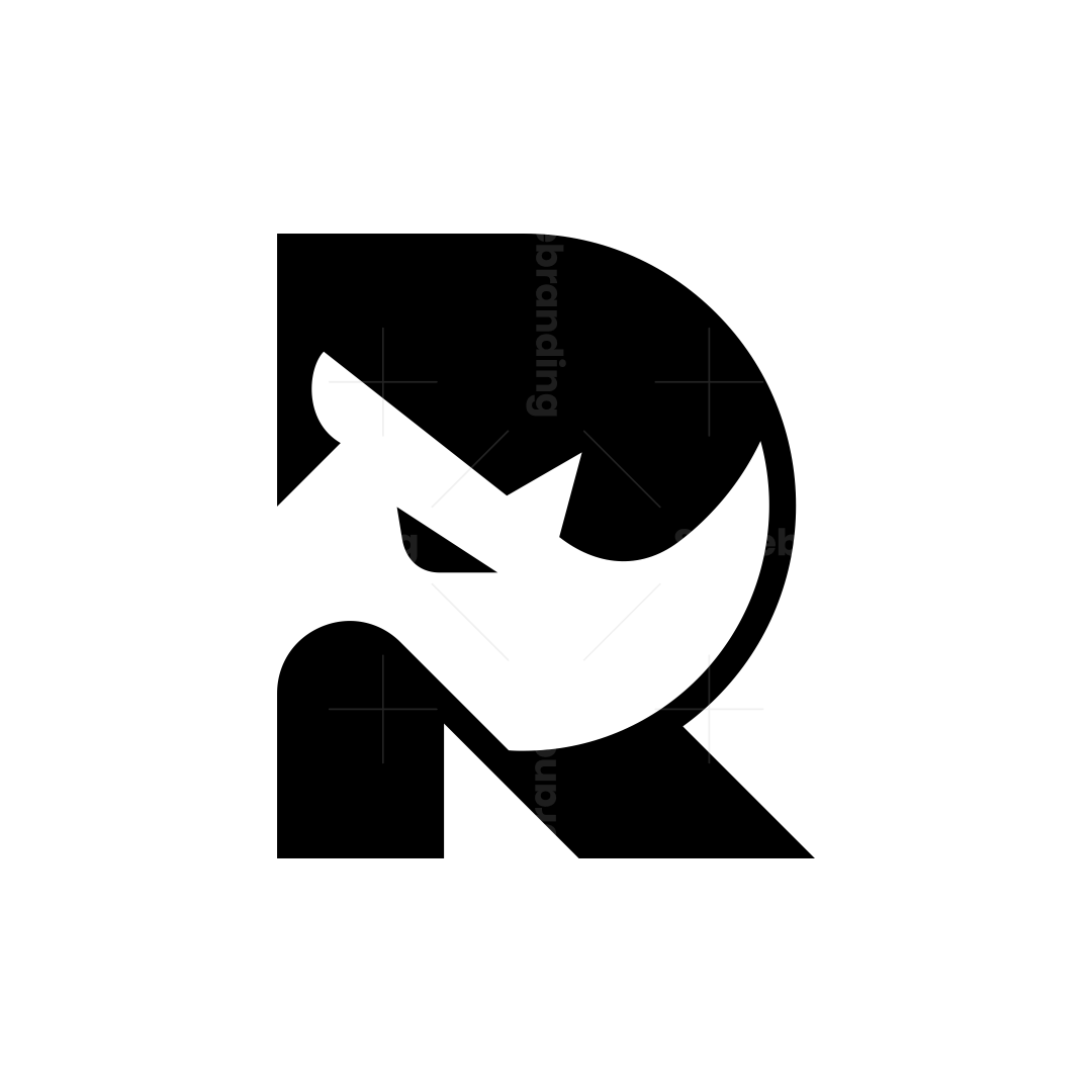 Modern Rhino R Letter Logo | Scalebranding