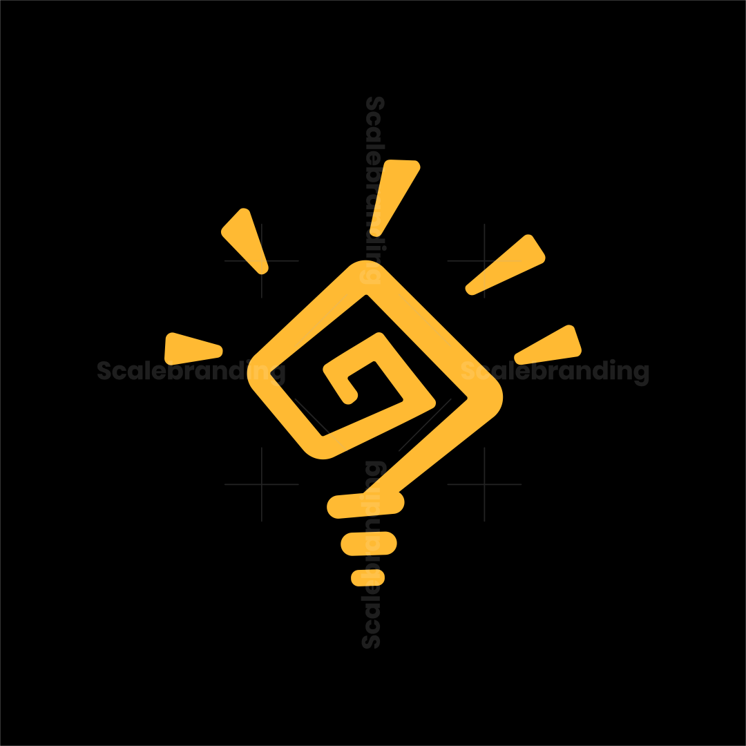 Creative Light Lamp Logo Modern Light Logo | Scalebranding