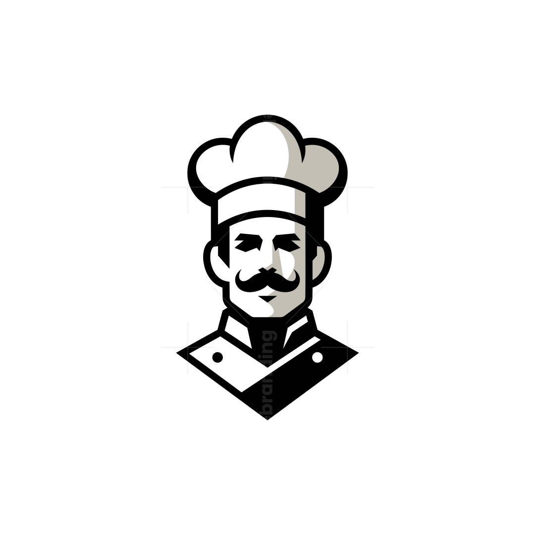 Classic Chef Portrait Logo Design | Scalebranding