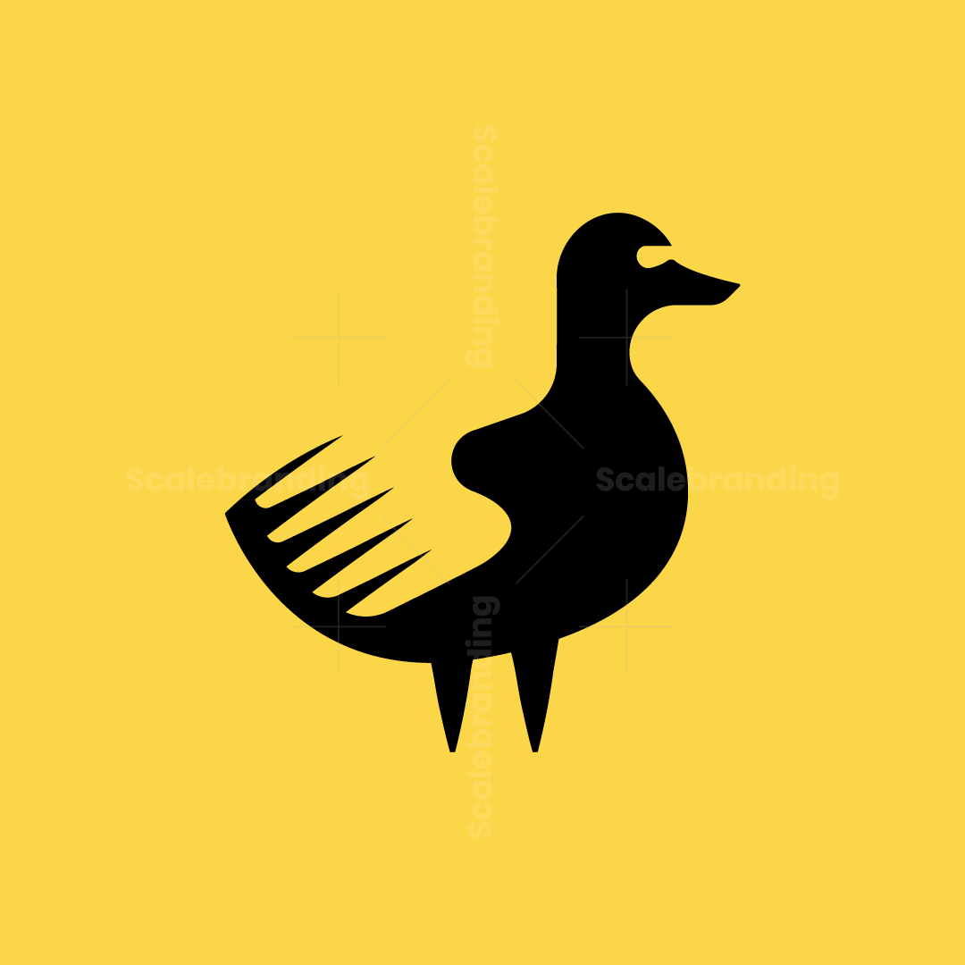 simple duck playful mark logo | Scalebranding
