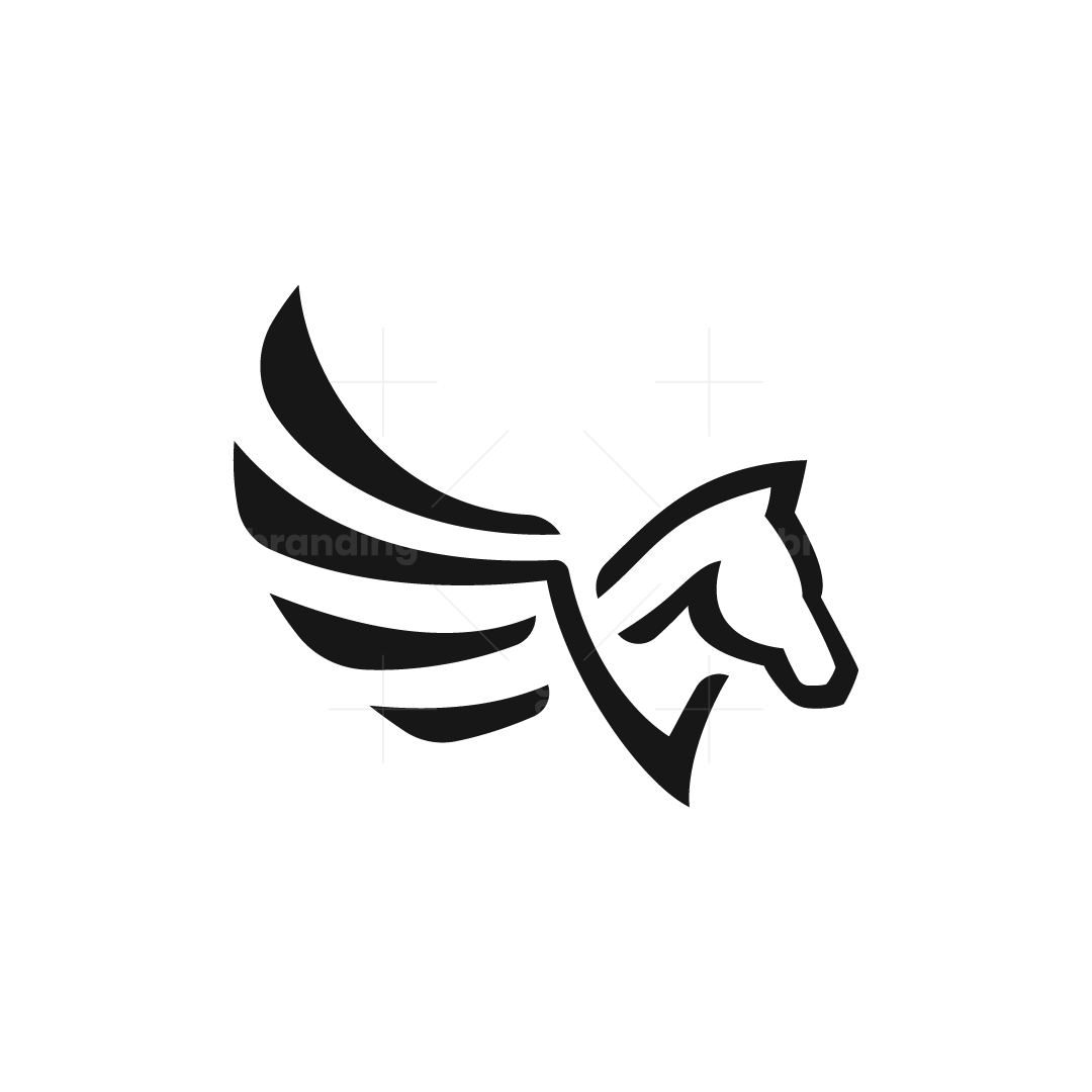 Modern Simple Pegasus Logo Concept | Scalebranding