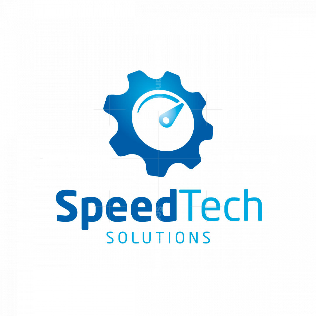 Speed Tech Auto Gear Logo | Scalebranding