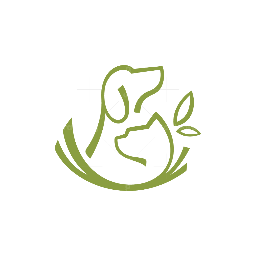 Green Pet Nest Logo Concept | Scalebranding