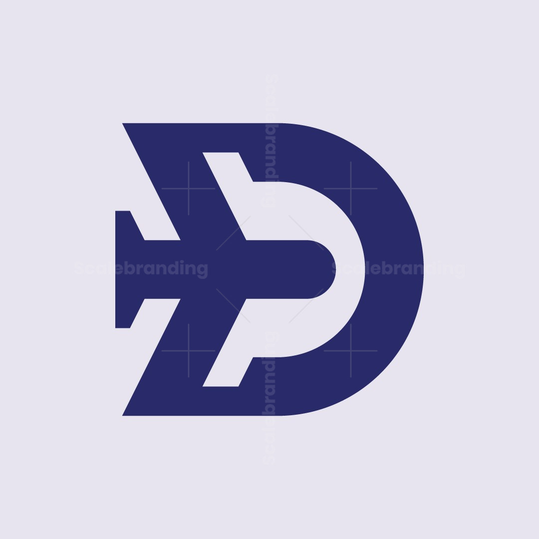 Letter D Plane Logo | Scalebranding