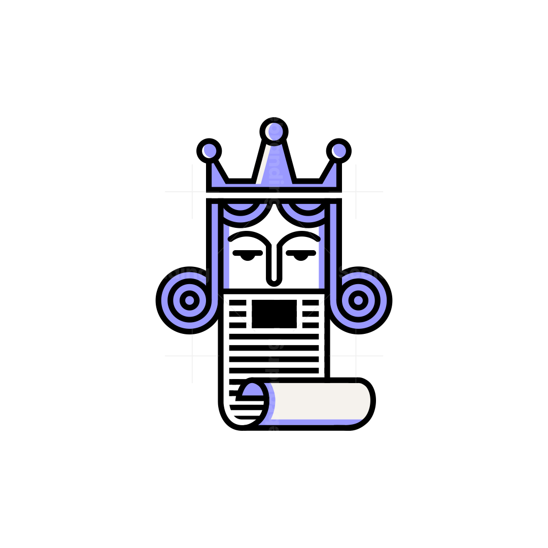 King Newspaper Information Logo | Scalebranding