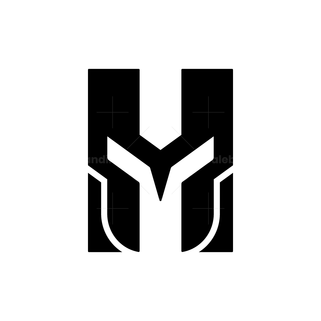 Modern Bold Letter H Spartan Logo | Scalebranding