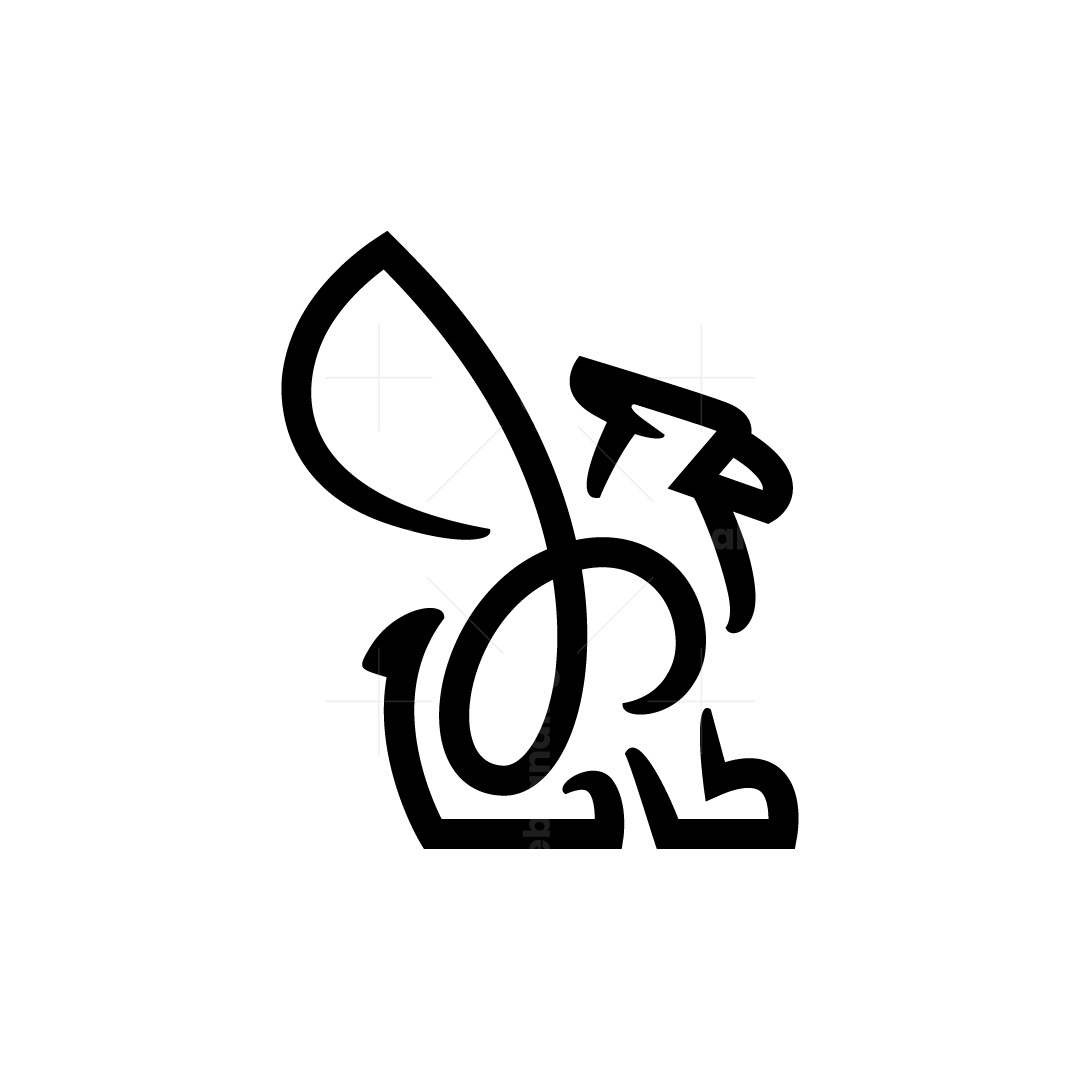 Black Letter P Griffin Logo | Scalebranding