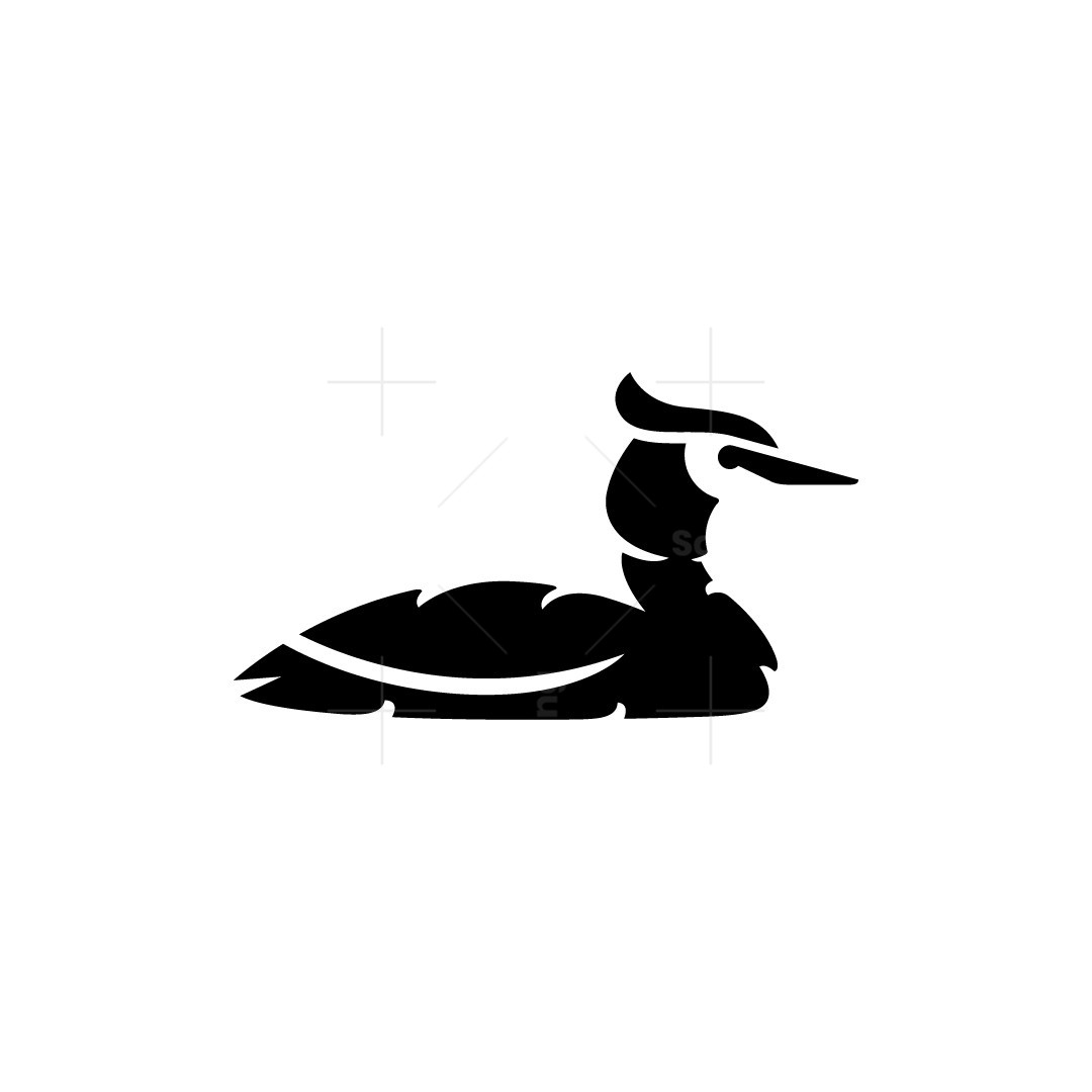 Great Crested Grebe Logo Toppdykker Logo | Scalebranding