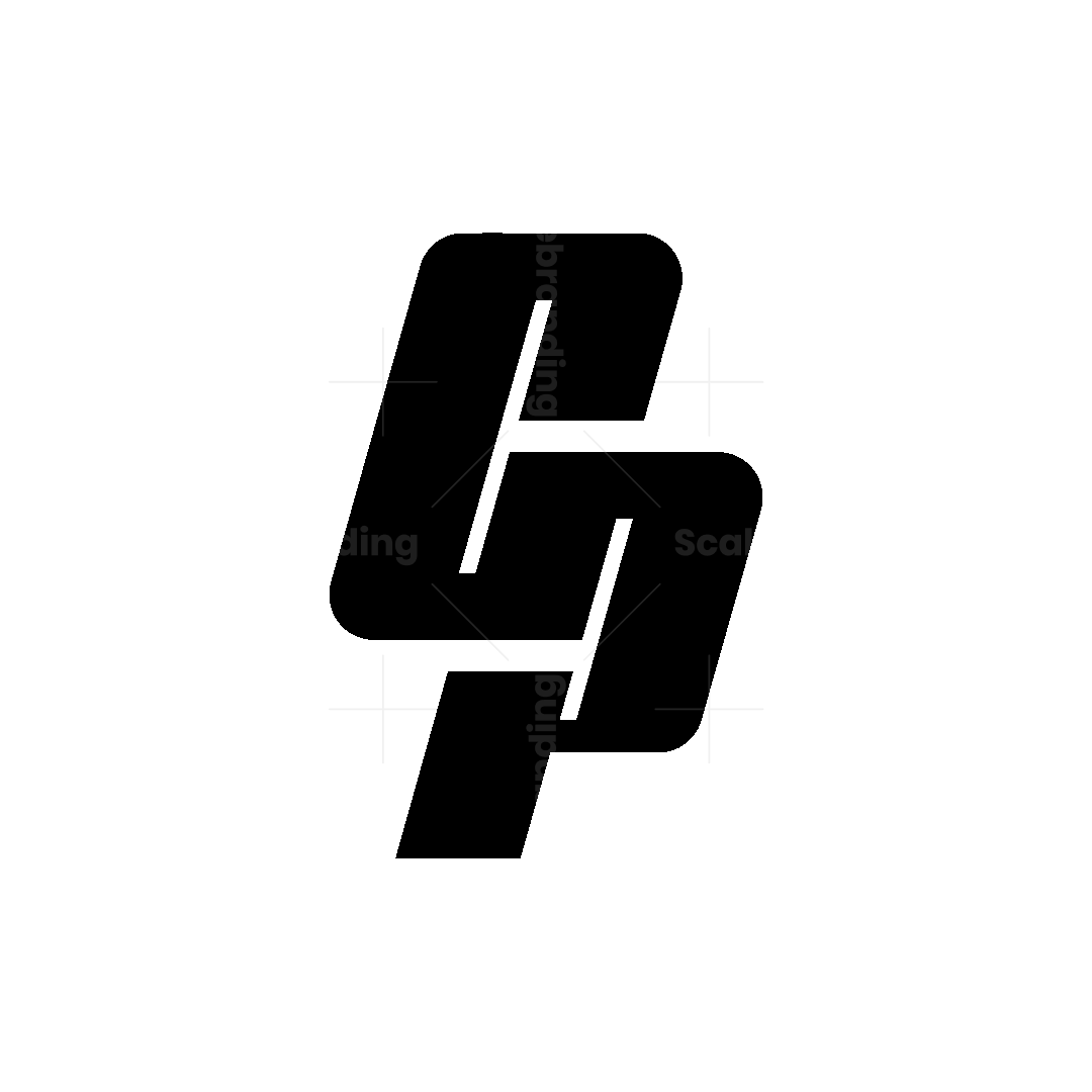 CP Initials Monogram Logo Design | Scalebranding