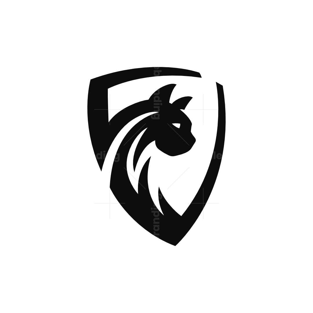 Cat Shield Mane Armor Logo | Scalebranding