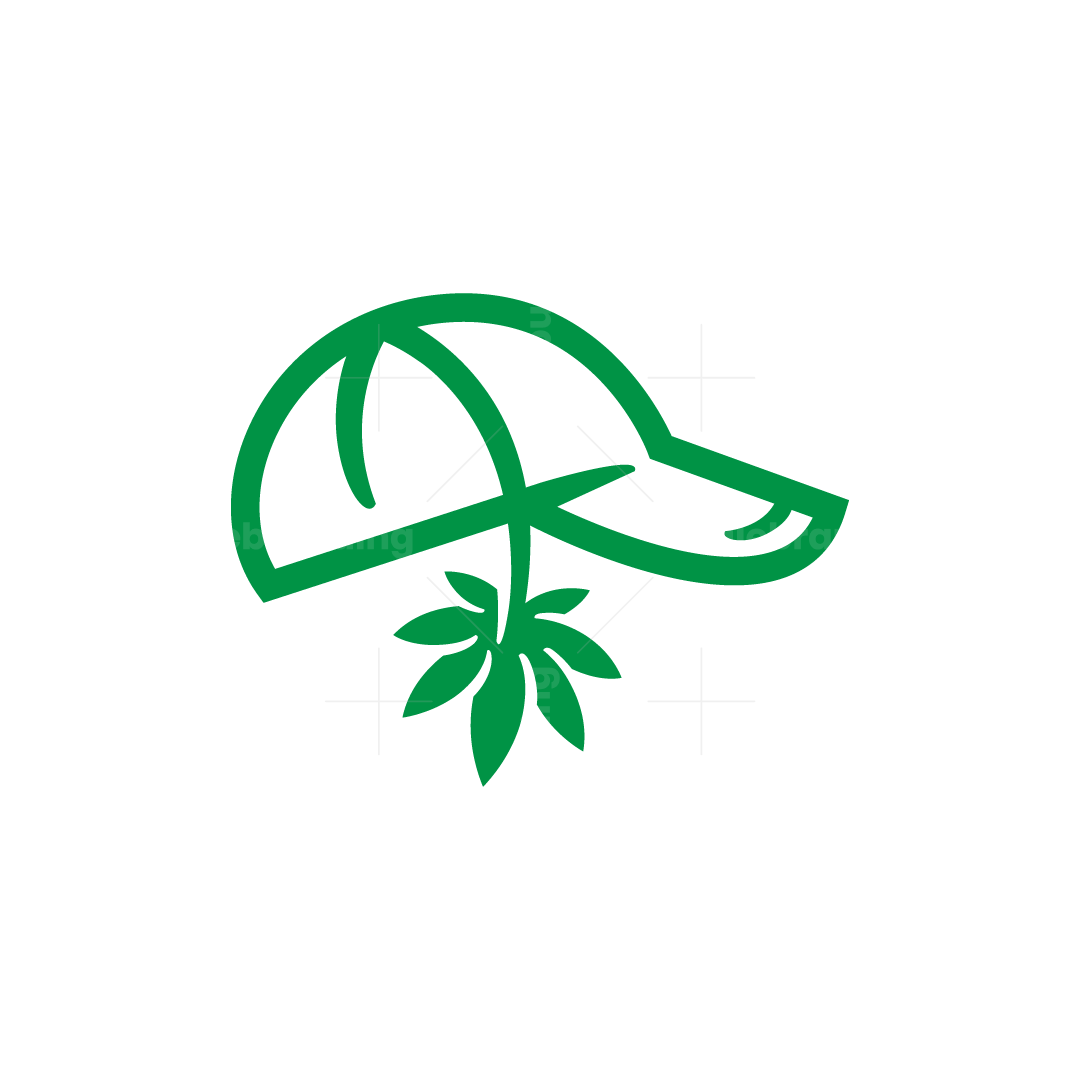 Cannabis Leaf Cap Logo Sports Hat Cannabis Logo | Scalebranding