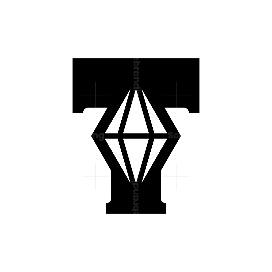 Bold Letter T Diamond Logo | Scalebranding