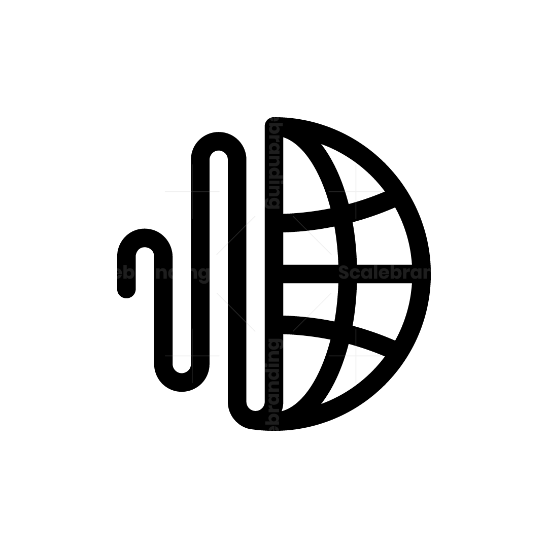 Global Sound Wave Modern Logo | Scalebranding