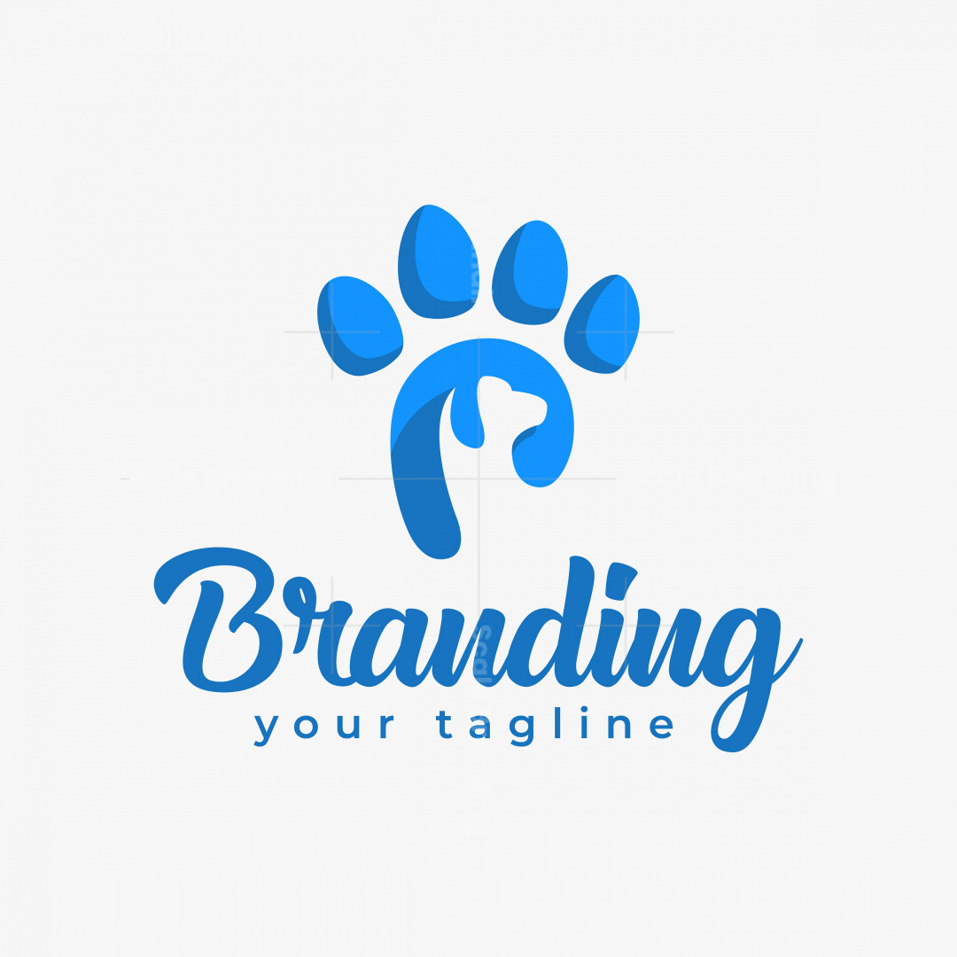 Paw Letter P Logo | Scalebranding