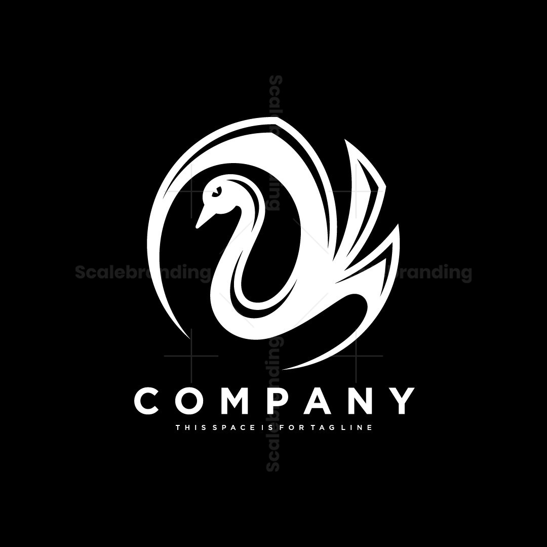 Abstract Bird Round Logo | Scalebranding