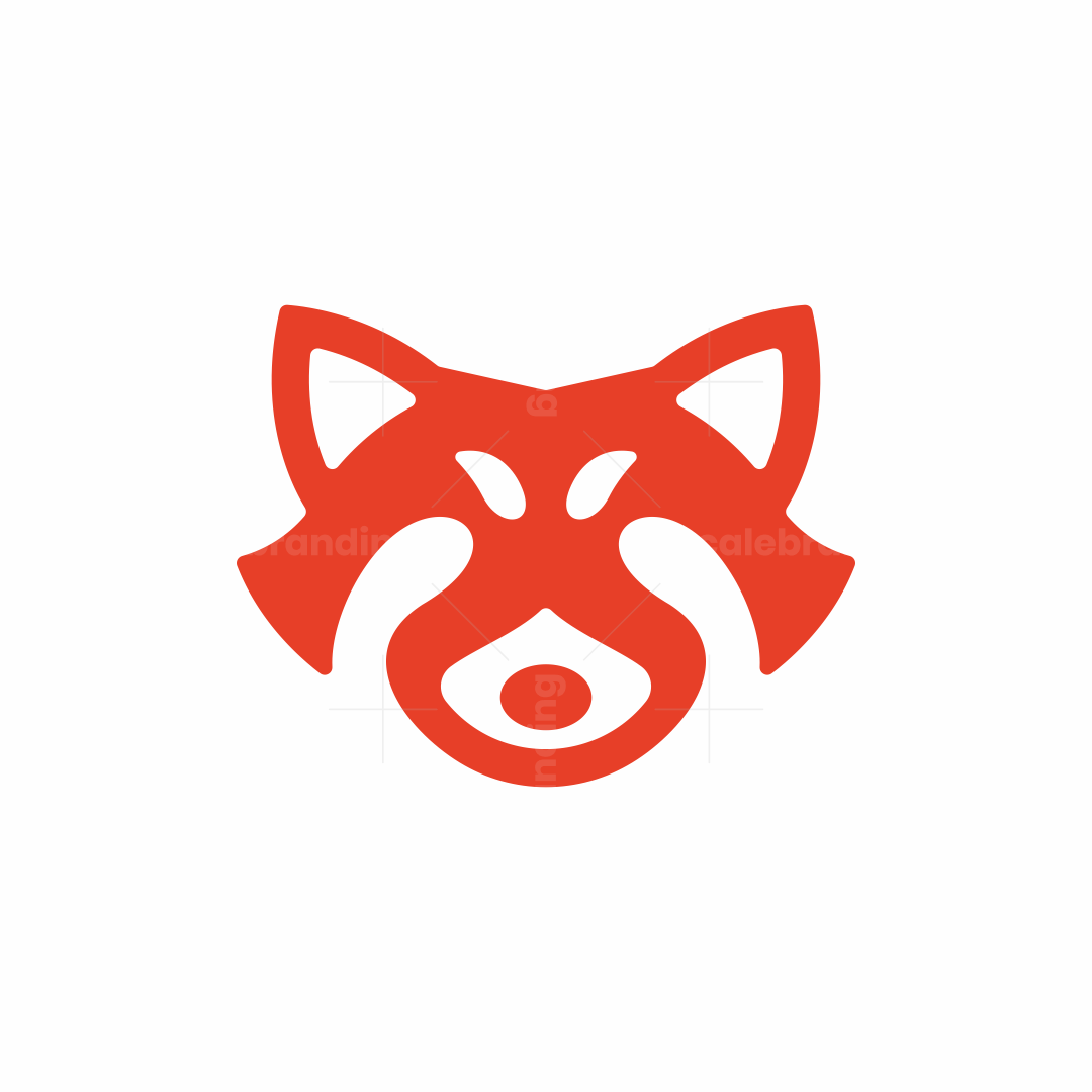 Red Panda Head Logo | Scalebranding
