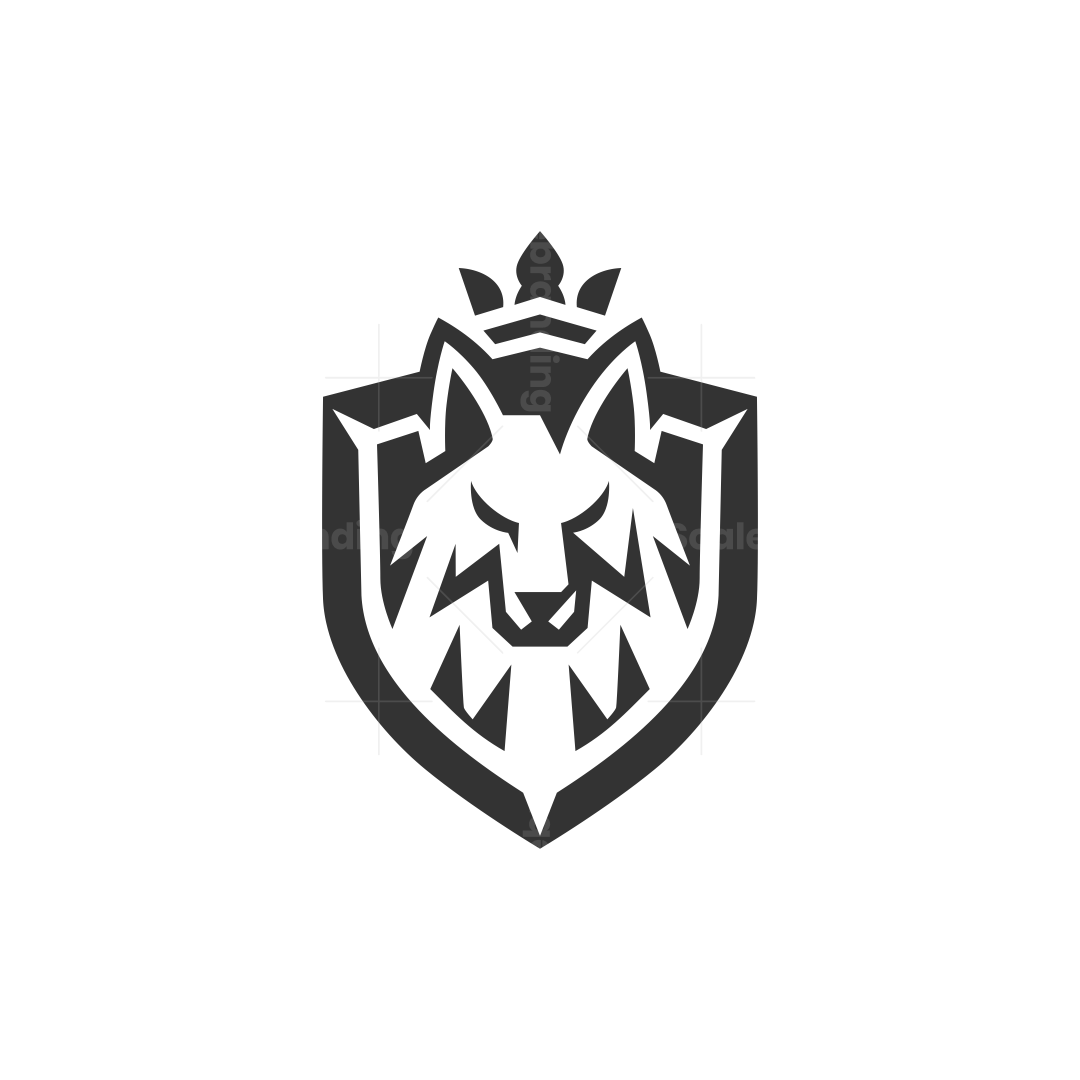 Elegant Royal Wolf Shield Logo | Scalebranding